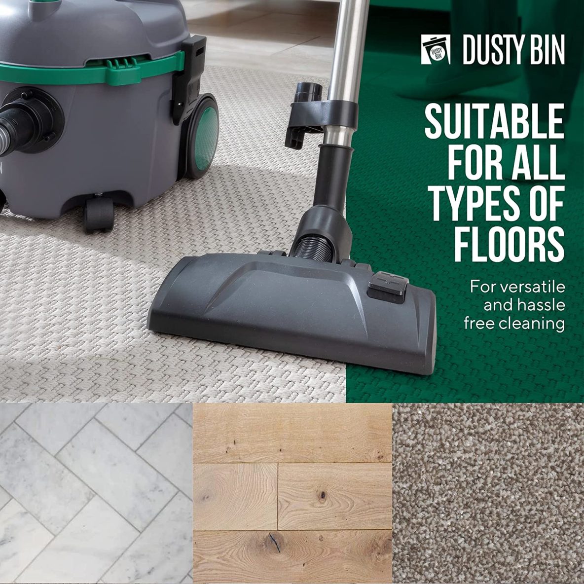 Dusty Bin DB03 - 6L Compact Lite - dustybin.uk.com